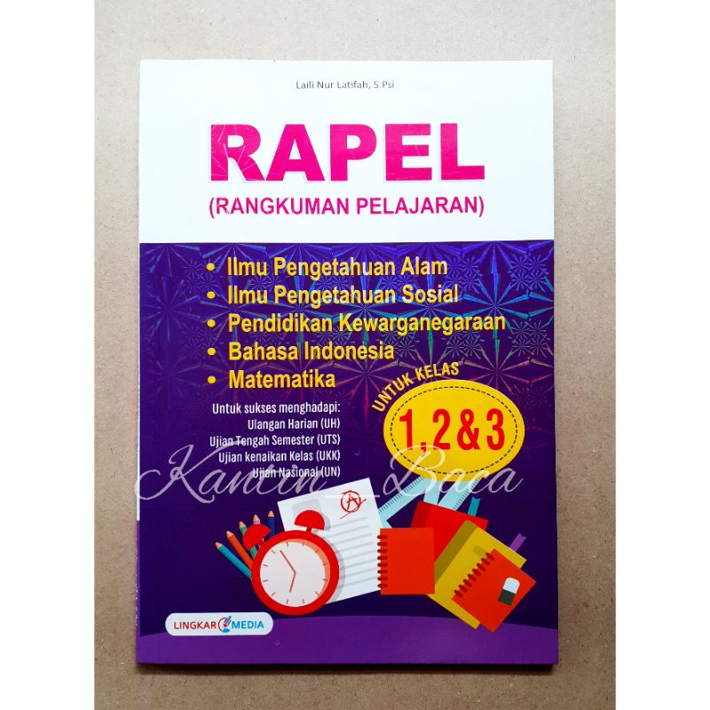 Jual Buku RAPEL ( Rangkuman Pelajaran ) Kelas 1 2 3 SD Lingkar | Shopee ...