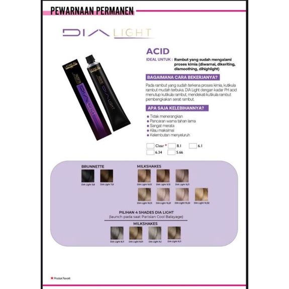 Jual Dia Light Color by L'Oreal Professionnel | Shopee Indonesia