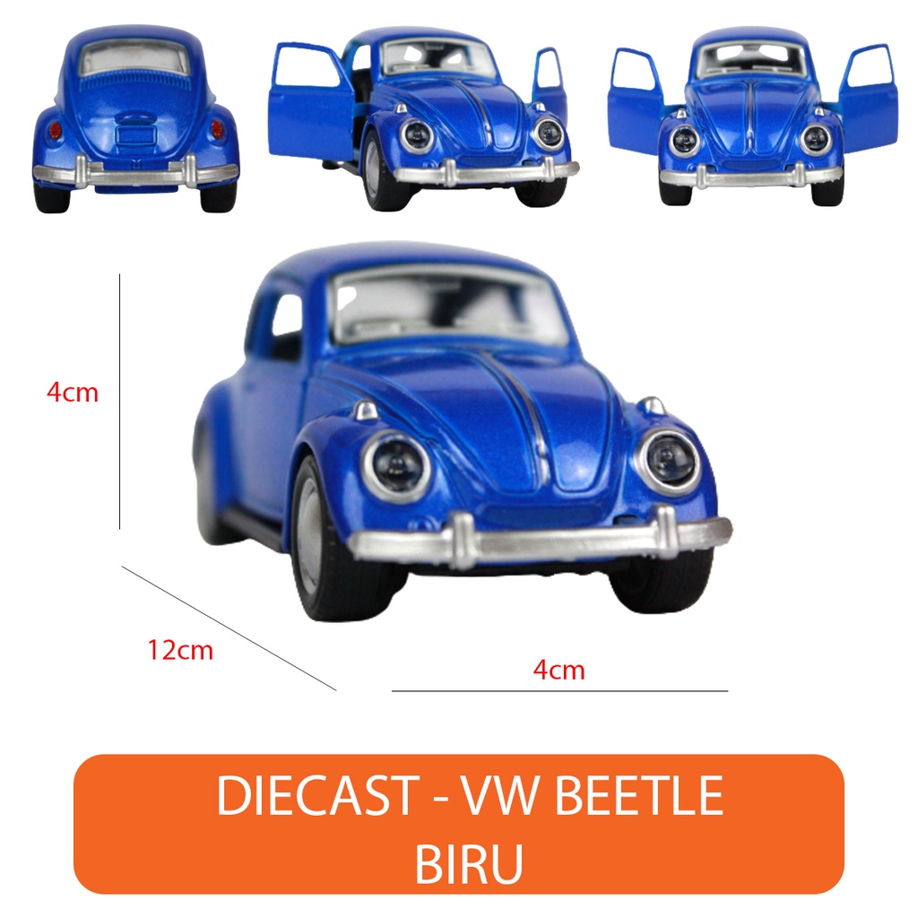 Jual Diecast VW Beetle, Miniatur Mobil VW, Miniatur Diecast Vintage ...