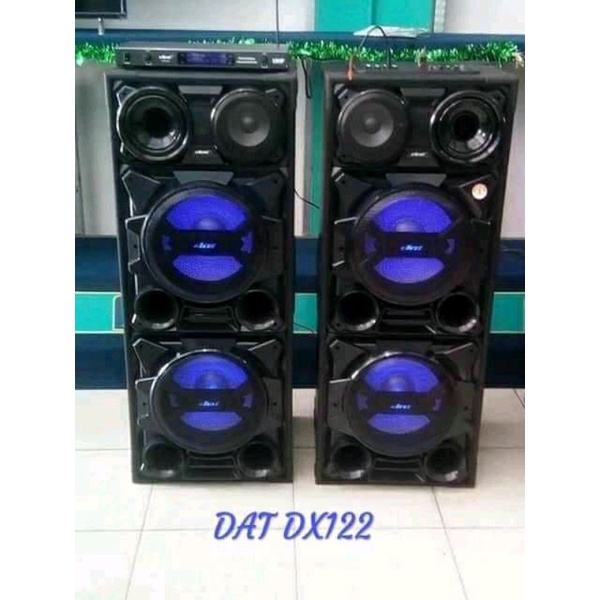 Jual DAT DX 122SUBWOOFER DOUBLE SPEAKER HARGA SEPASANG speaker aktif ...
