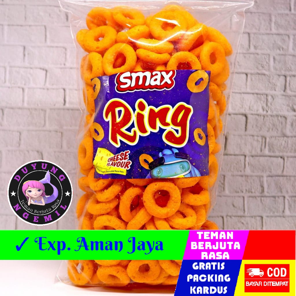 Jual Ring Smax Super Pedas 500gram / Ring Smax Keju - Divaraz Snack ...