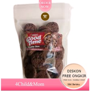 Jual Good Time Double Choco Chips Biskuit Snack Cemilan Makanan Ringan ...