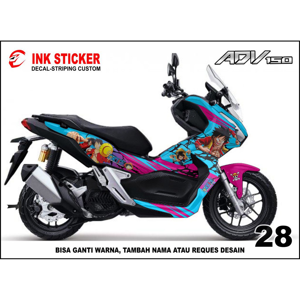 Jual Sticker Decal ADV 150 Desain 28 Fullbody | Shopee Indonesia
