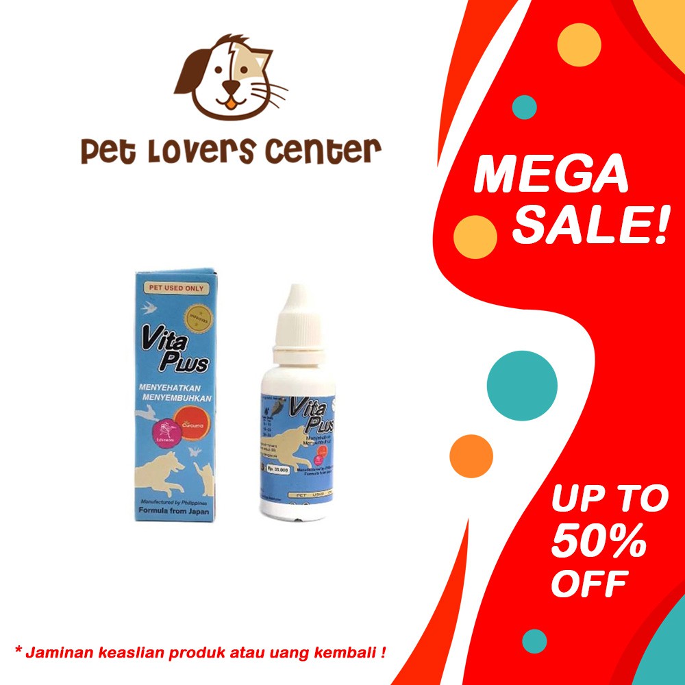 Jual Vitamin Multivitamin Hewan Kucing Anjing Vitaplus Vita Plus 30ml | Shopee Indonesia