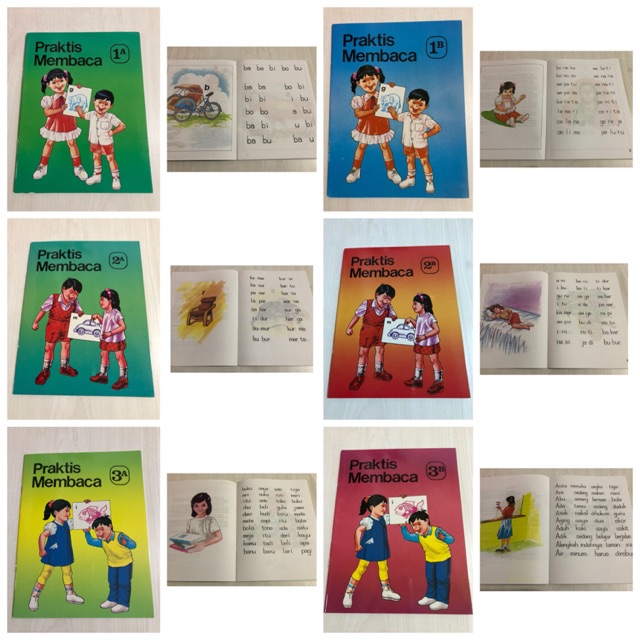 Jual Buku Praktis Membaca 1A 1B 2A 2B 3A dan 3B | Shopee Indonesia