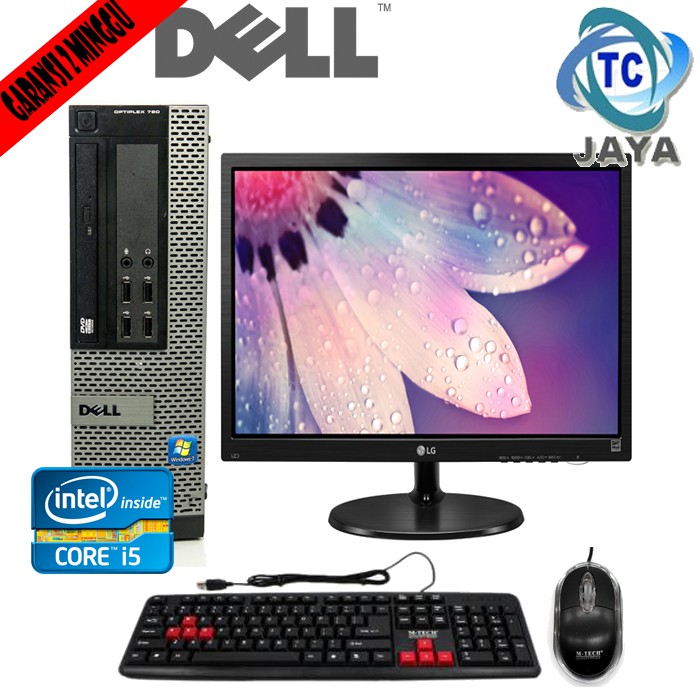Jual CPU / PC Built UP Dell Optiplex MINI Plus Monitor LG 19" | Shopee ...