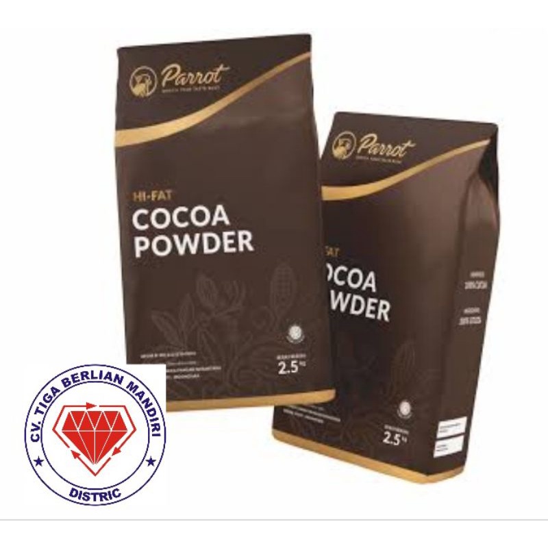Jual COCOA POWDER PARROT HI-FAT 100 GR | Shopee Indonesia