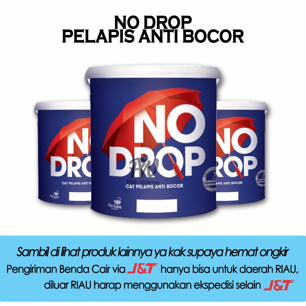 Jual NO DROP WATER PROOFING WARNA 1 KG / PELAPIS ANTI BOCOR 1KG ...