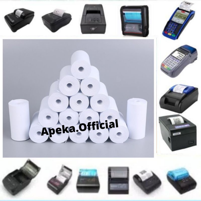 Jual VSC 58 x 30 Kertas Struk Thermal Paper - EDC /Kertas Mobile ...