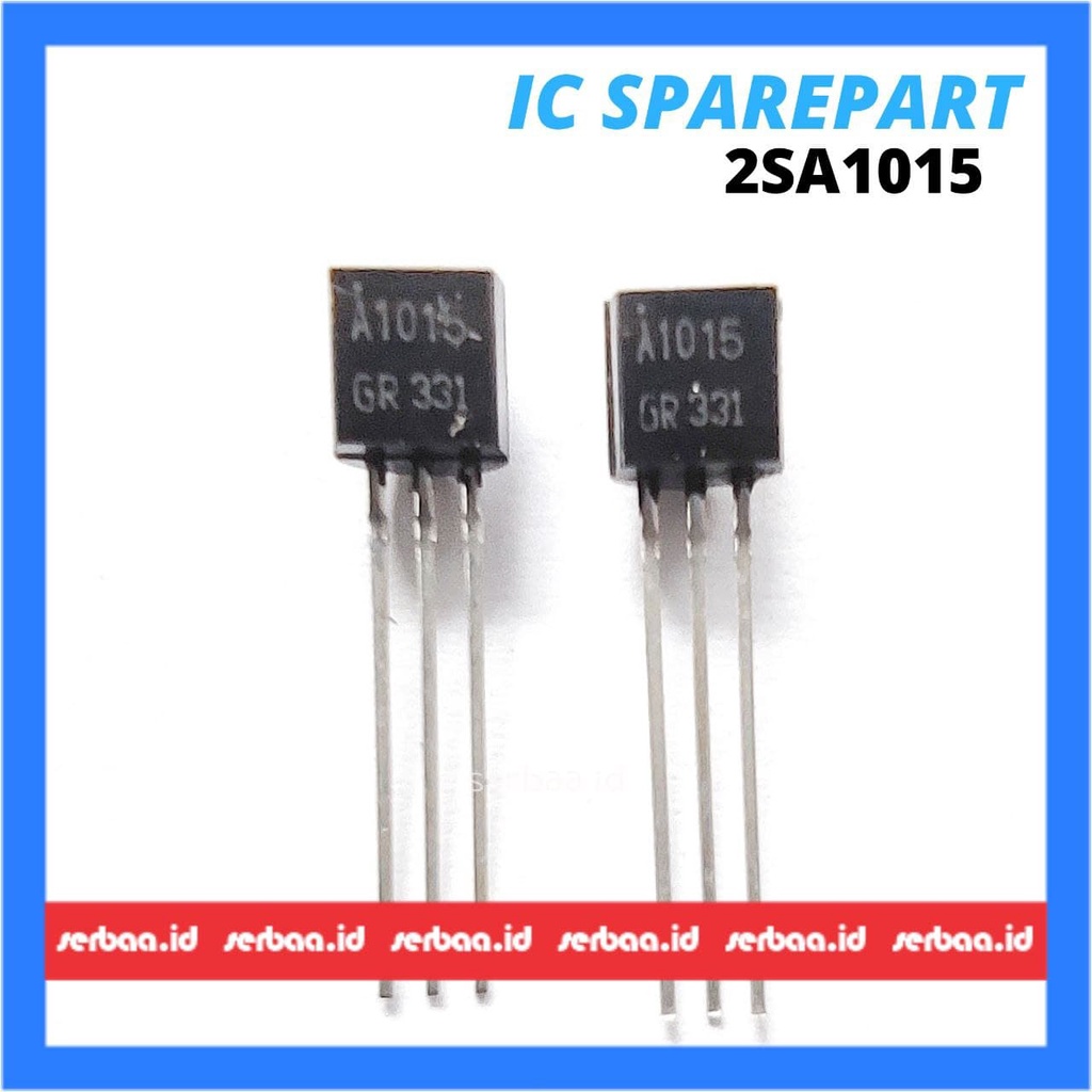 Jual A1015 2SA1015 1015 Transistor PNP TO-92 Package Straight Lead ...
