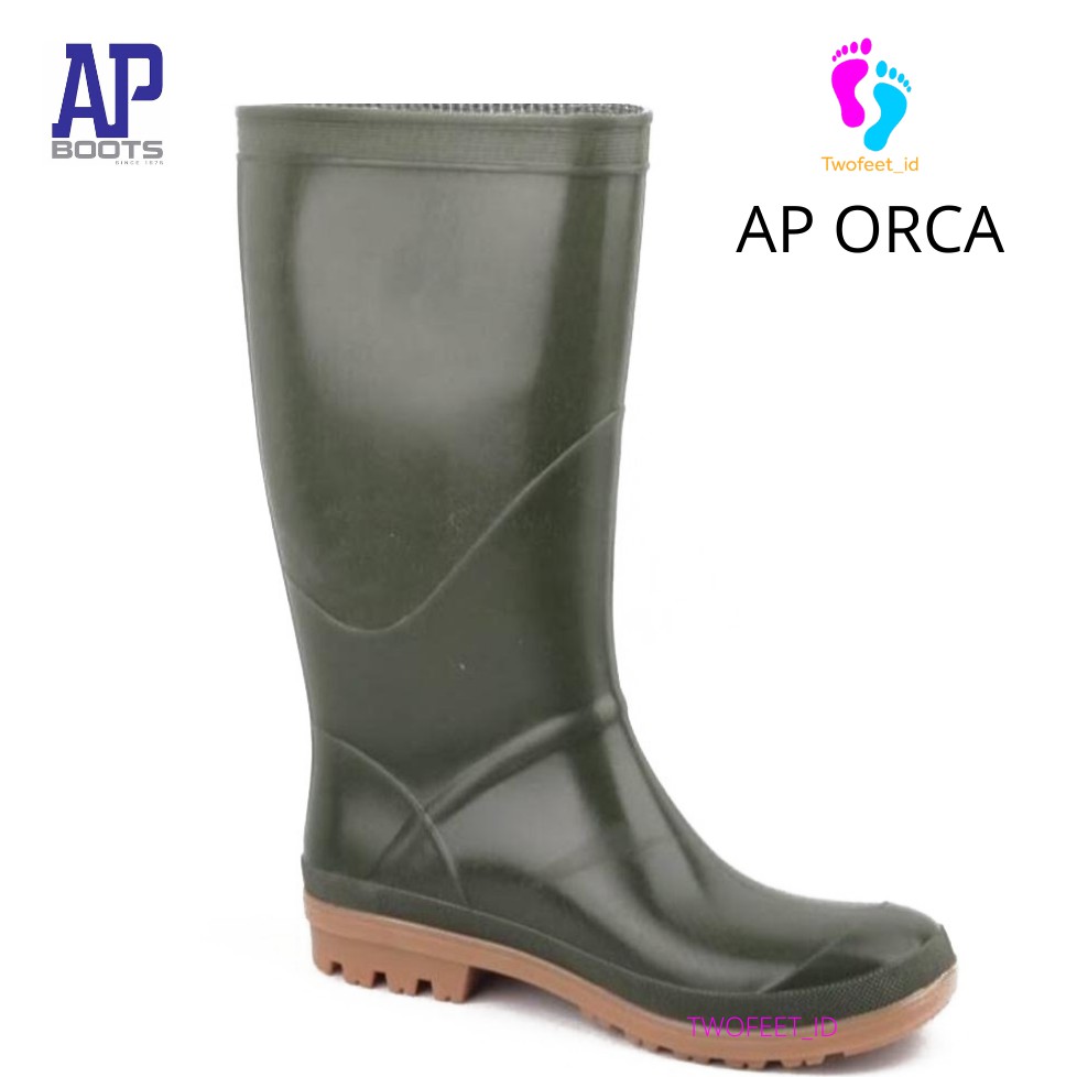 Jual AP BOOTS ORCA / Sepatu Ap Boots ORCA / Sepatu Boots Anti Hujan ...