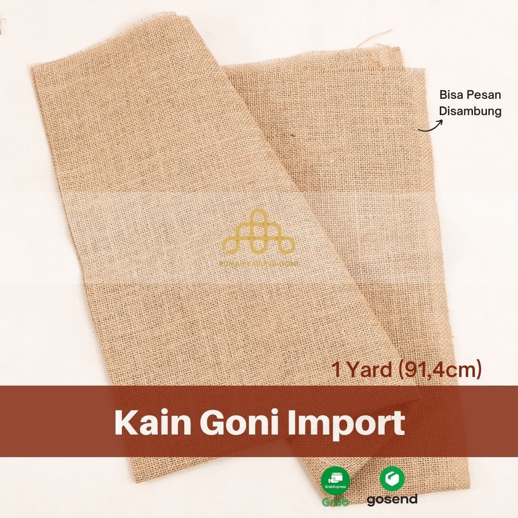 Jual Kain Goni Import P 1 Yard x L 115 cm - Bahan Goni - Karung Goni ...