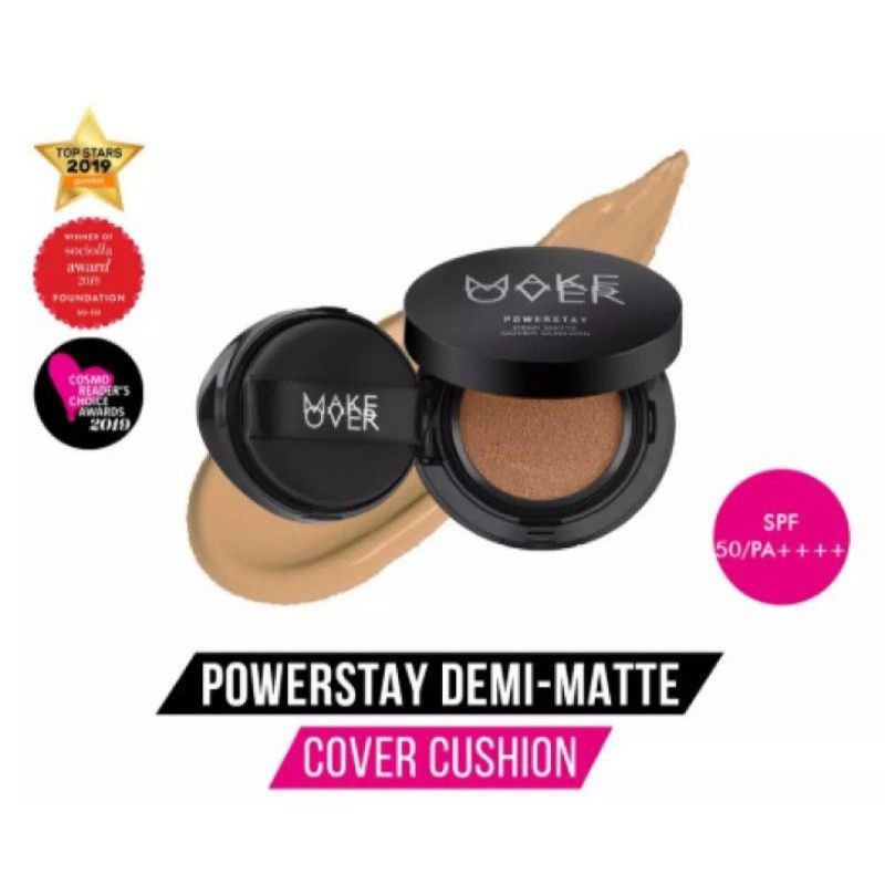 Jual ORIGINAL MAKE OVER POWERSTAY DEMI MATTE COVER CUSHION MAKEOVER ...