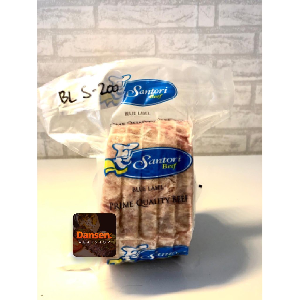 Jual Santori Blue Label Sirloin Steak 1kg - Meltik / Meltique | Shopee ...