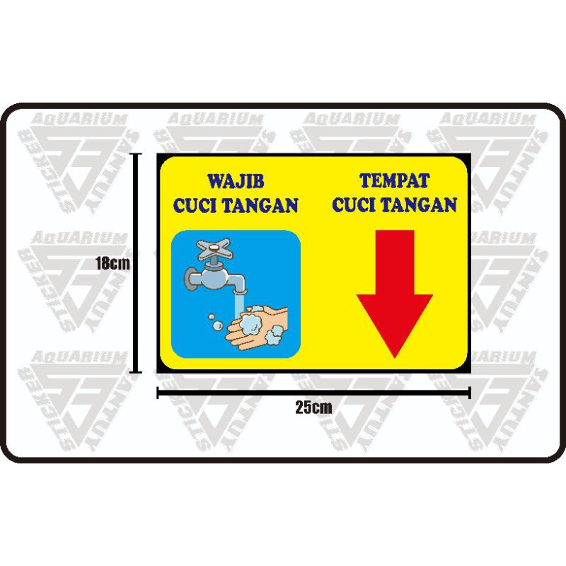 Jual sticker himbauan masjid,sticker infaq,sticker shaf,sticker wajib ...