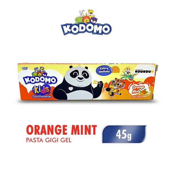 Jual Kodomo Kids Pasta Gigi Orange Mint Koukou 45 gr x2 | Shopee Indonesia
