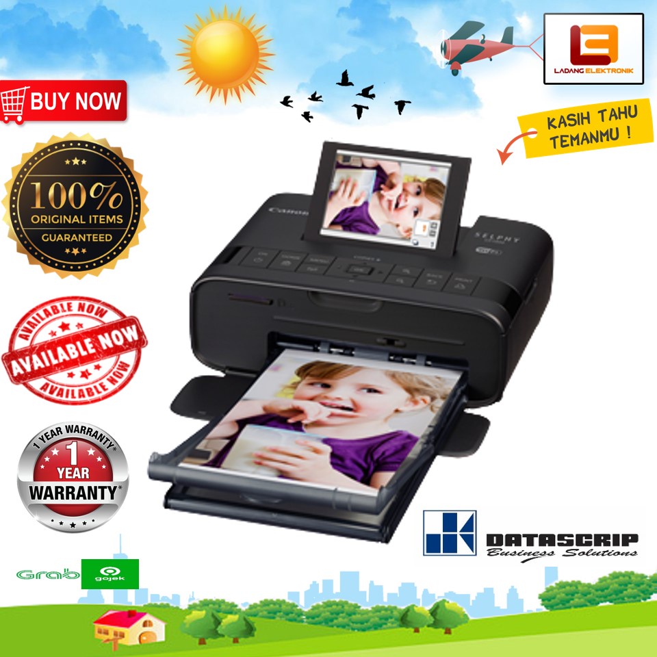 Jual Canon SELPHY CP1300 / CP 1300 / CP-1300 Wireless Compact Photo Printer - BLACK GARANSI ...