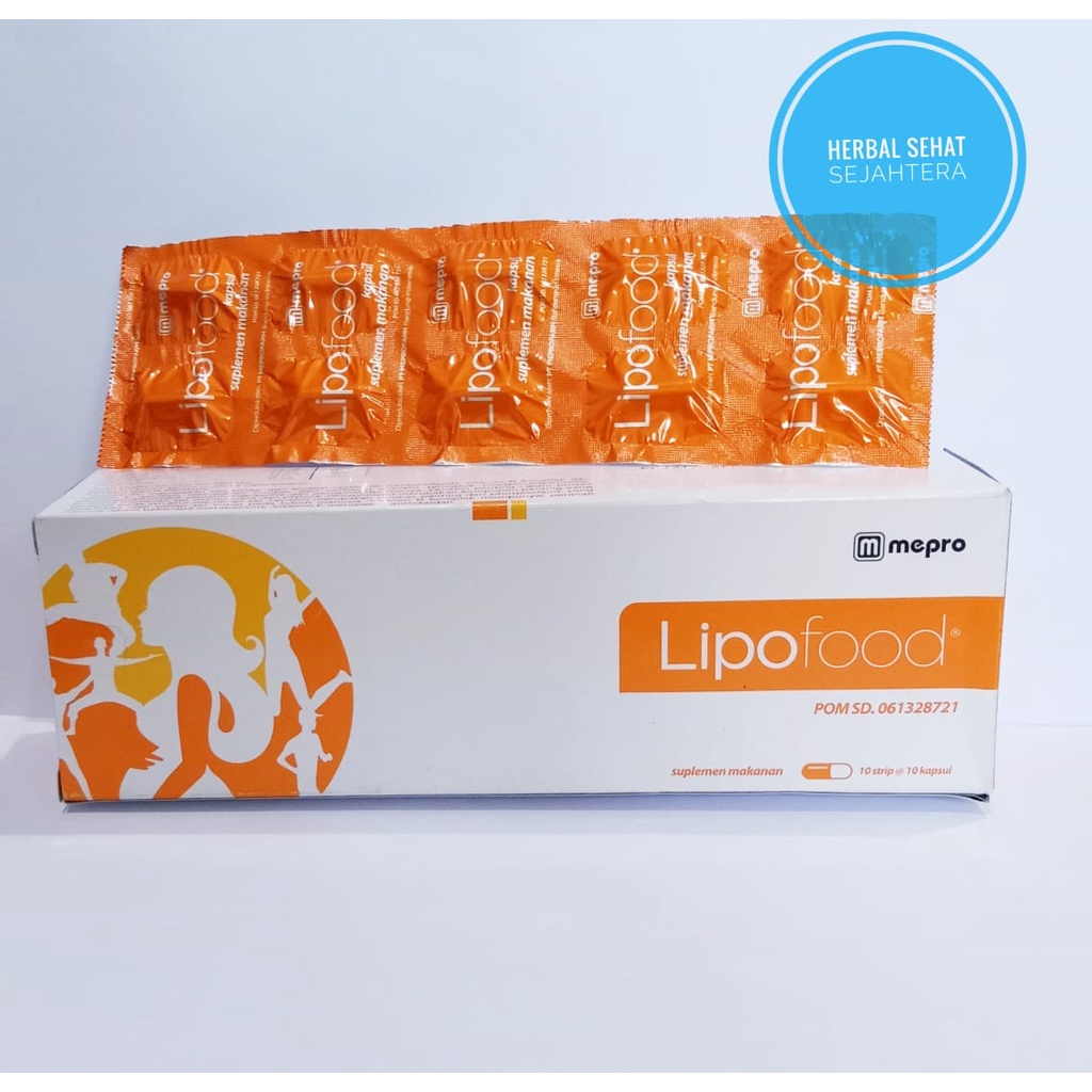 Jual LIPOFOOD Lipofood isi 10 Kapsul- Kesehatan Hati | Shopee Indonesia