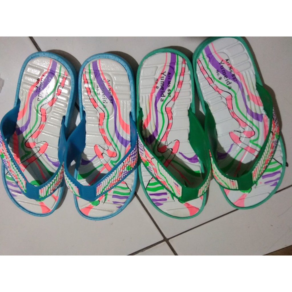 Jual Sandal jepit Yumeida NO 9 yang sangat populer di Indonesia sejak ...