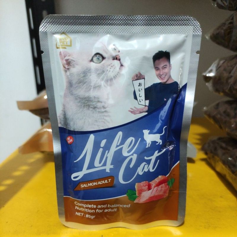 Jual life cat lifecat sachet pouch 85 gr 85gr | Shopee Indonesia