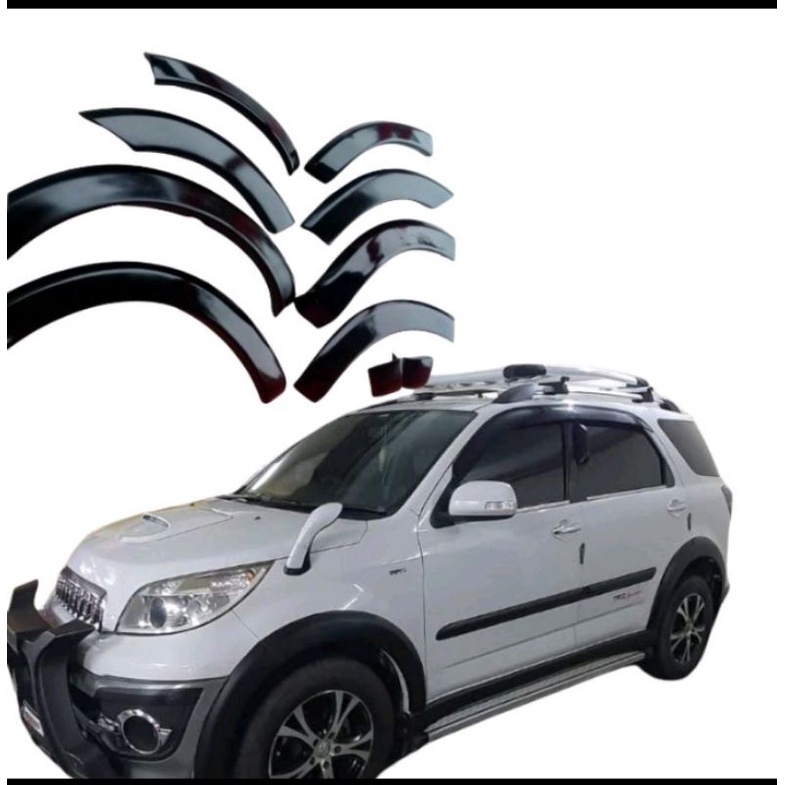 Jual over fender rush terios konde model ori harga satuan | Shopee ...