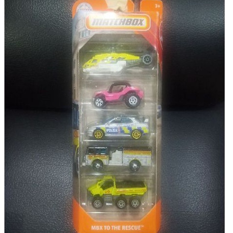 Jual MBX To The Rescue Matchbox Gift Pack Fire Services Helicopter ...