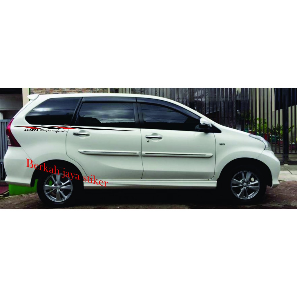 Jual STICKER STRIPING CUTTING STIKER AVANZA RACING DEVELOPMENT TOYOTA ...