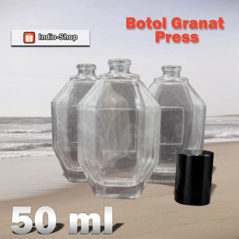 Jual Botol exclusive 50ml Press/Granat/Semi gold/Mewah/Harus pakai Alat ...