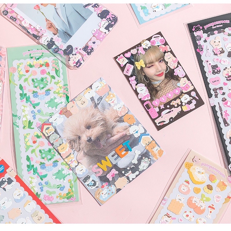 Jual Confetti Cute Mini Sticker for Decoration Scrapbook/ Photo Album ...