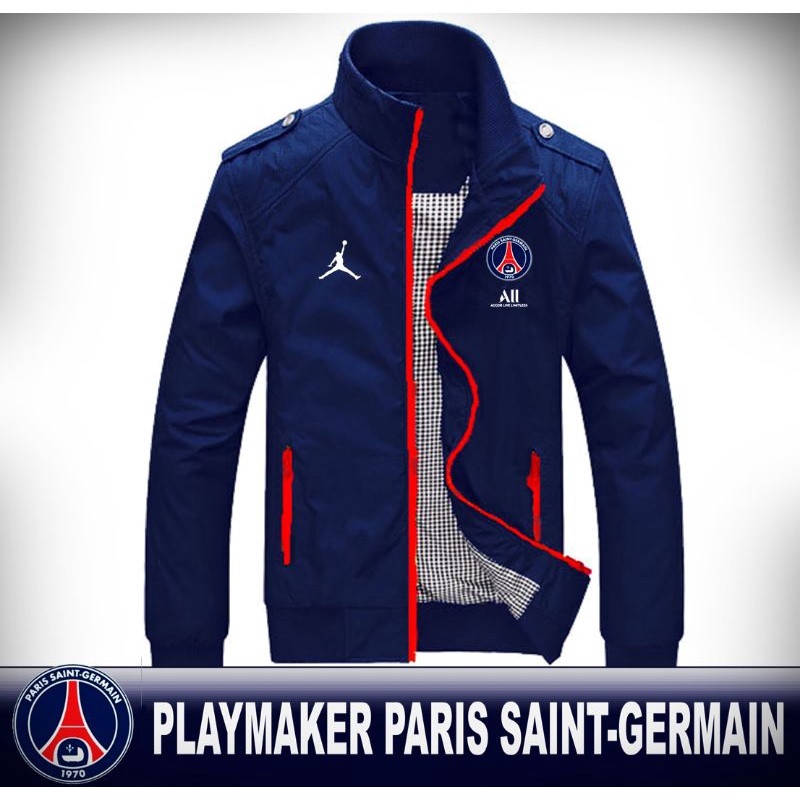 Jual Jaket Playmaker PSG Navy Red Ada Saky Dalam Size Besar Pria Wanita ...