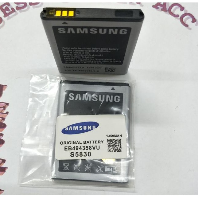 Jual Battery Batre Baterai Samsung Galaxy ACE S5830 S6310 S6810 S6802 ...