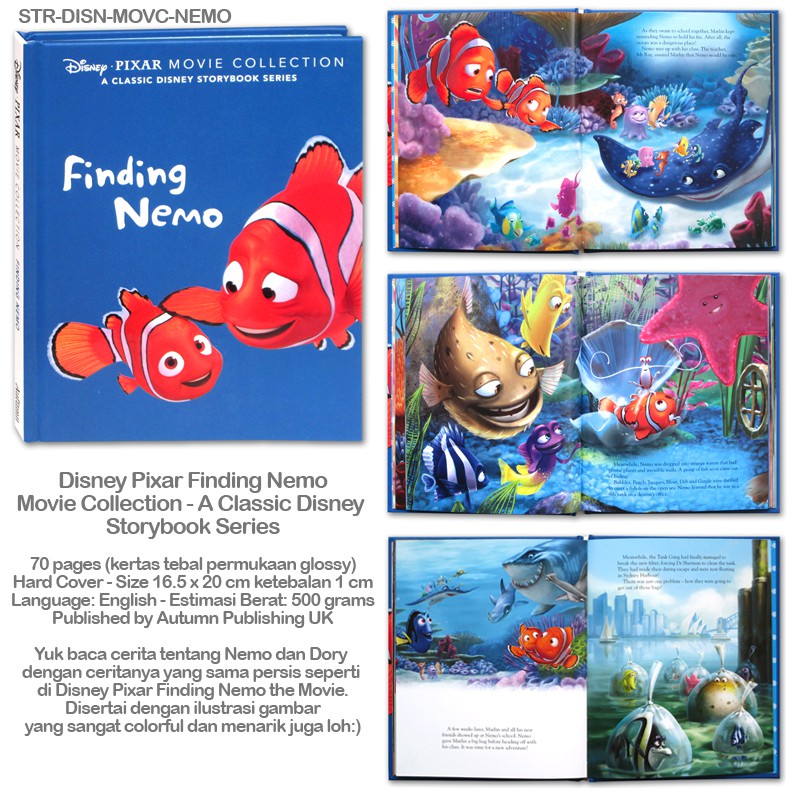 Jual buku anak : Disney Pixar Finding Nemo Movie Collection - A Classic ...
