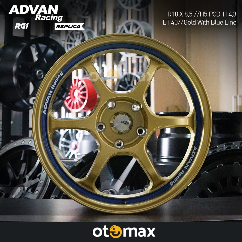 Jual Velg Mobil Advan Racing RG1 Ring 18 Pcd 114,3 Gold | Shopee Indonesia