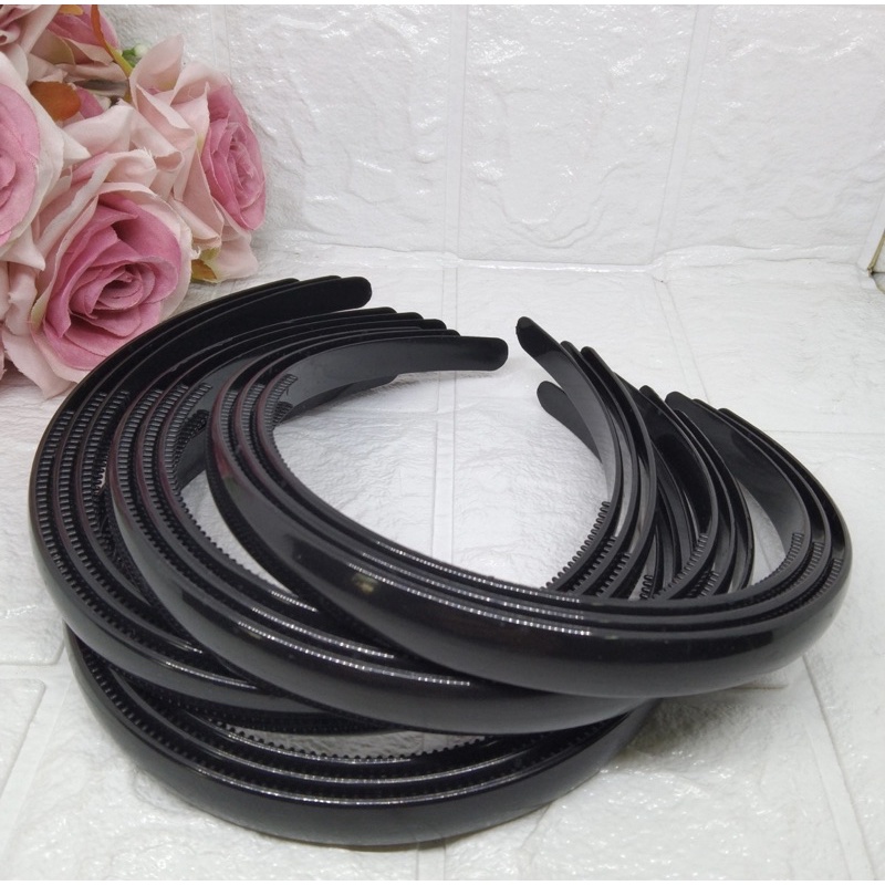 Jual BANDO RAMBUT | BANDO LIDI POLOS HITAM WARNA WARNI MARCELLA ...
