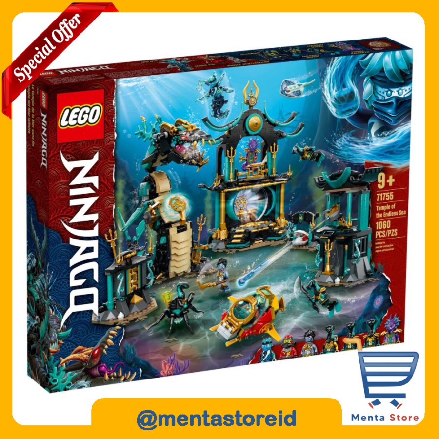 Jual LEGO Ninjago 71755 Temple of the Endless Sea Underwater Adventure ...