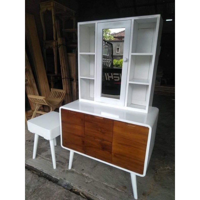 Jual MEJA RIAS RETRO MINIMALIS | Shopee Indonesia