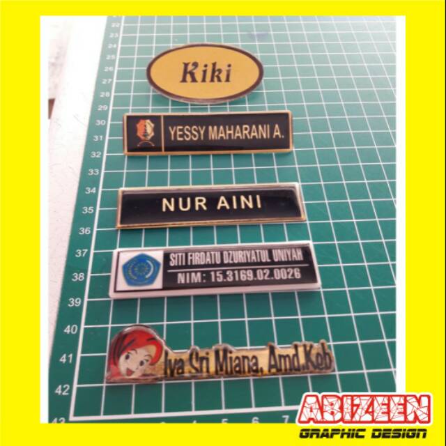 Jual name tag / nama | Shopee Indonesia
