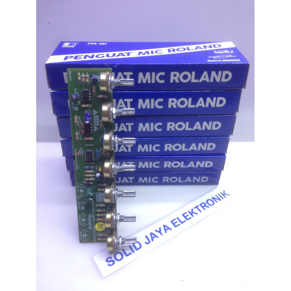 Jual Penguat Mic Roland 7 Potensio ( tone mixer ) | Shopee Indonesia