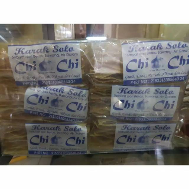 Jual Krupuk Karak Solo Cap "Chi Chi Berat - 100 Gram | Shopee Indonesia