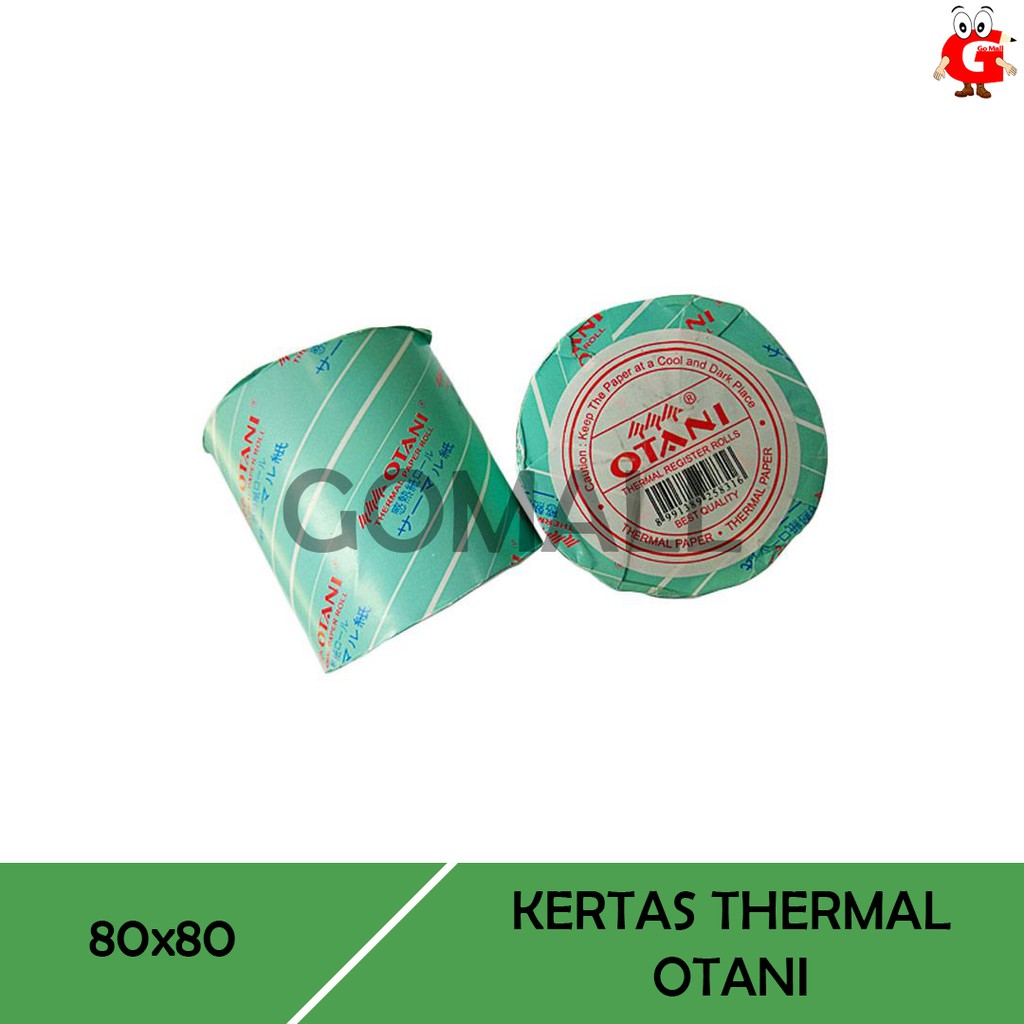 Jual Otani Kertas Thermal Paper Kasir POS 80x80mm 1 Roll | Shopee Indonesia