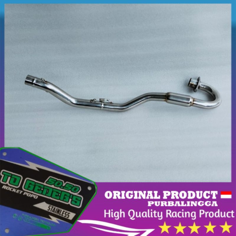 Jual Knalpot Motor stainless stell Honda rangka klx Megapro Tiger modif ...