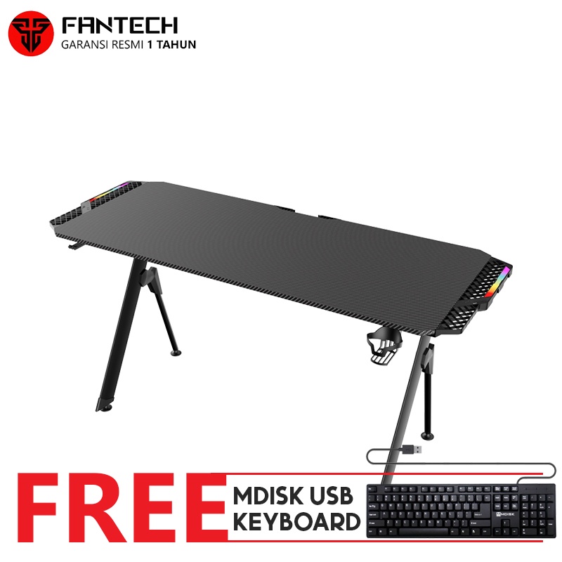Jual Fantech GD714 Meja Gaming Desk RGB | Shopee Indonesia