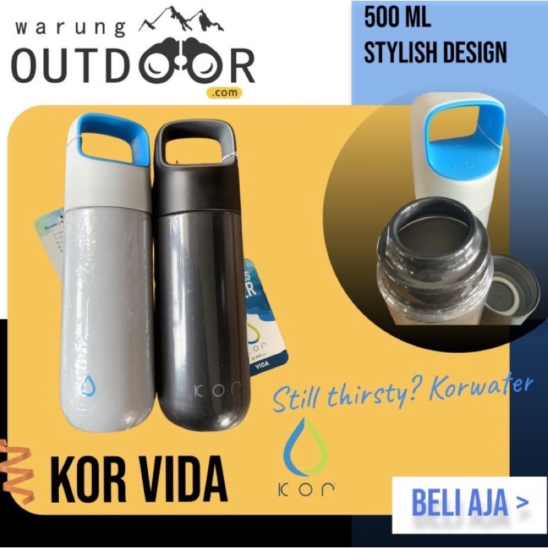 Jual Tumbler Botol Minum KOR VIDA 500ml | Shopee Indonesia
