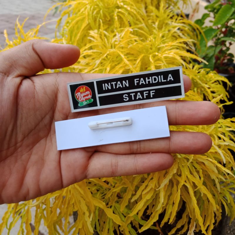Jual Nametag Resin (nama dada) | Shopee Indonesia