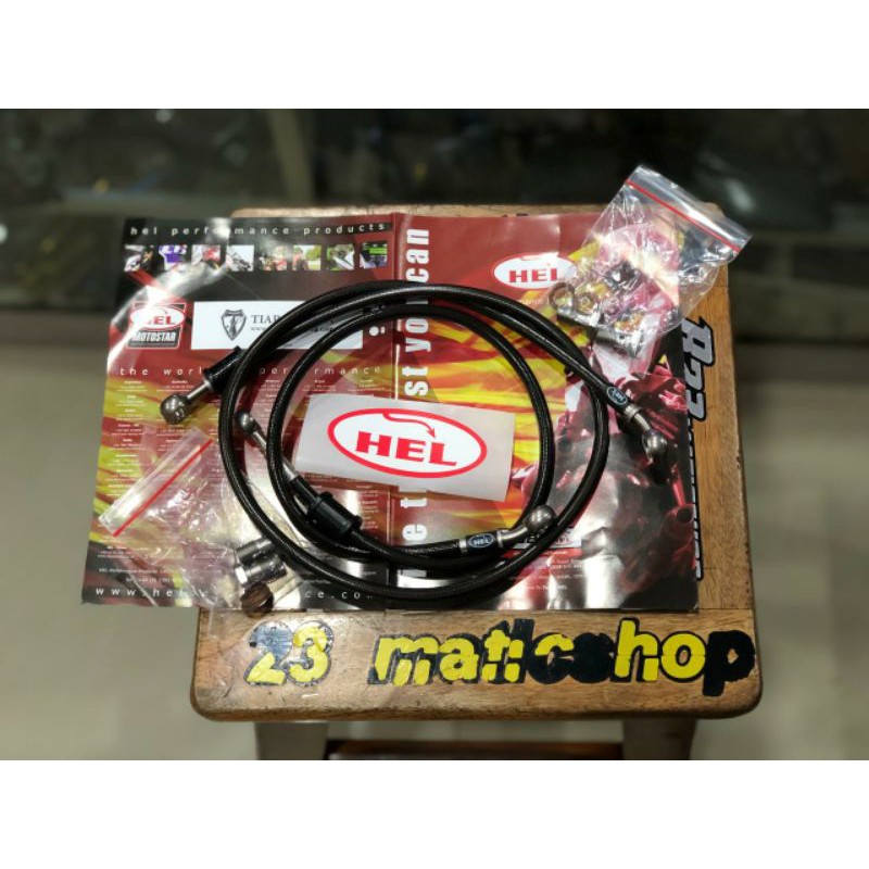 Jual Selang rem hel original ninja r kr depan 85 cm belakang 60 cm full ...