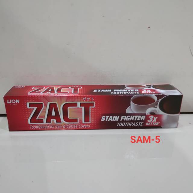Jual Odol ZACT Stain Fighter 190gr | Shopee Indonesia