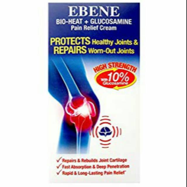 Jual EBENE Bio - Heat + Glucosamine Pain Relief Cream ( Krim Kesehatan ...