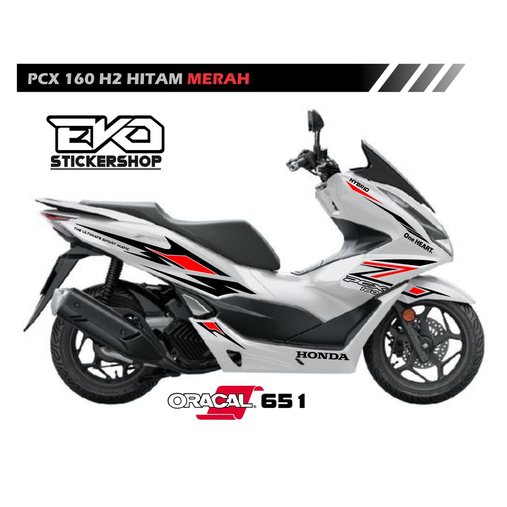 Jual Sticker PCX PUTIH 160 Cutting Stiker Pcx New | Shopee Indonesia