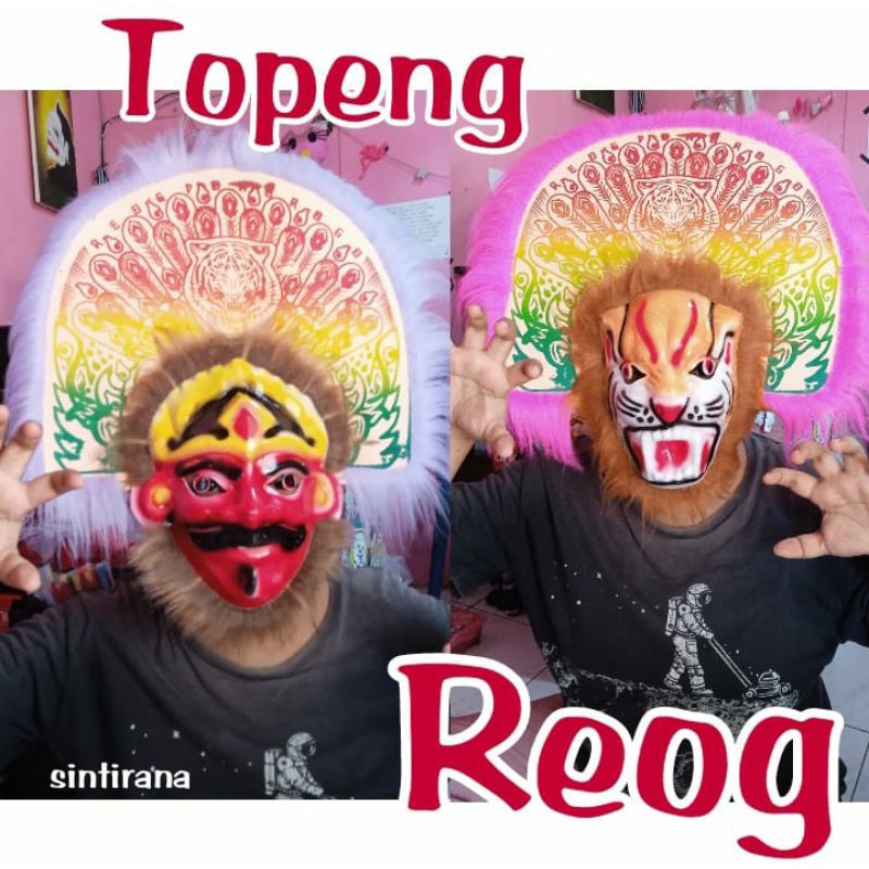 Jual Topeng Reog Ponorogo Mainan Topeng Barongan | Shopee Indonesia