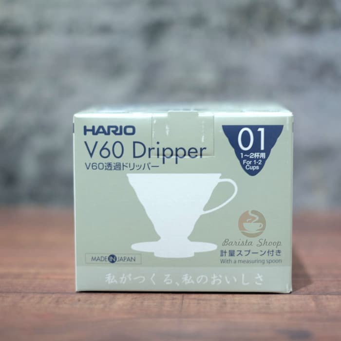 Jual Hario V60 Plastic Dripper 01 (VD-01W) | Shopee Indonesia